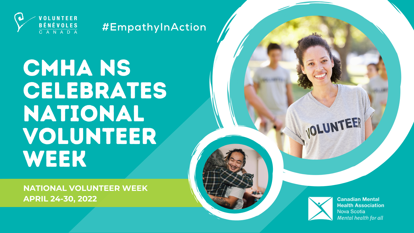 Cmha Ns Celebrates National Volunteer Week April 24 20 Cmha Nova